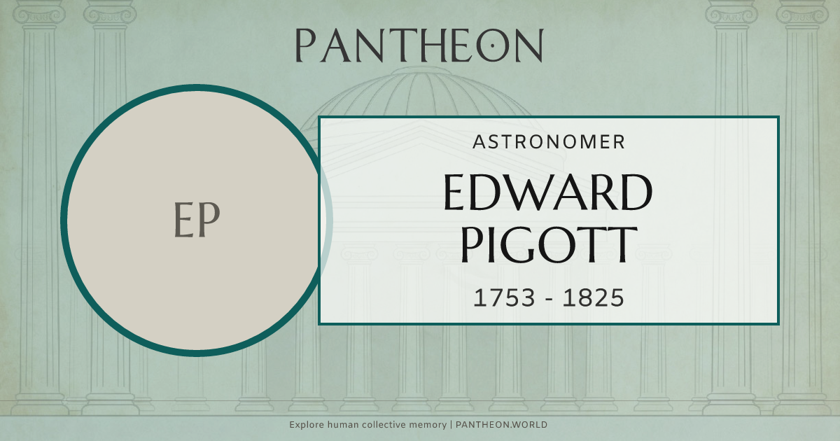 Edward Pigott Biography | Pantheon
