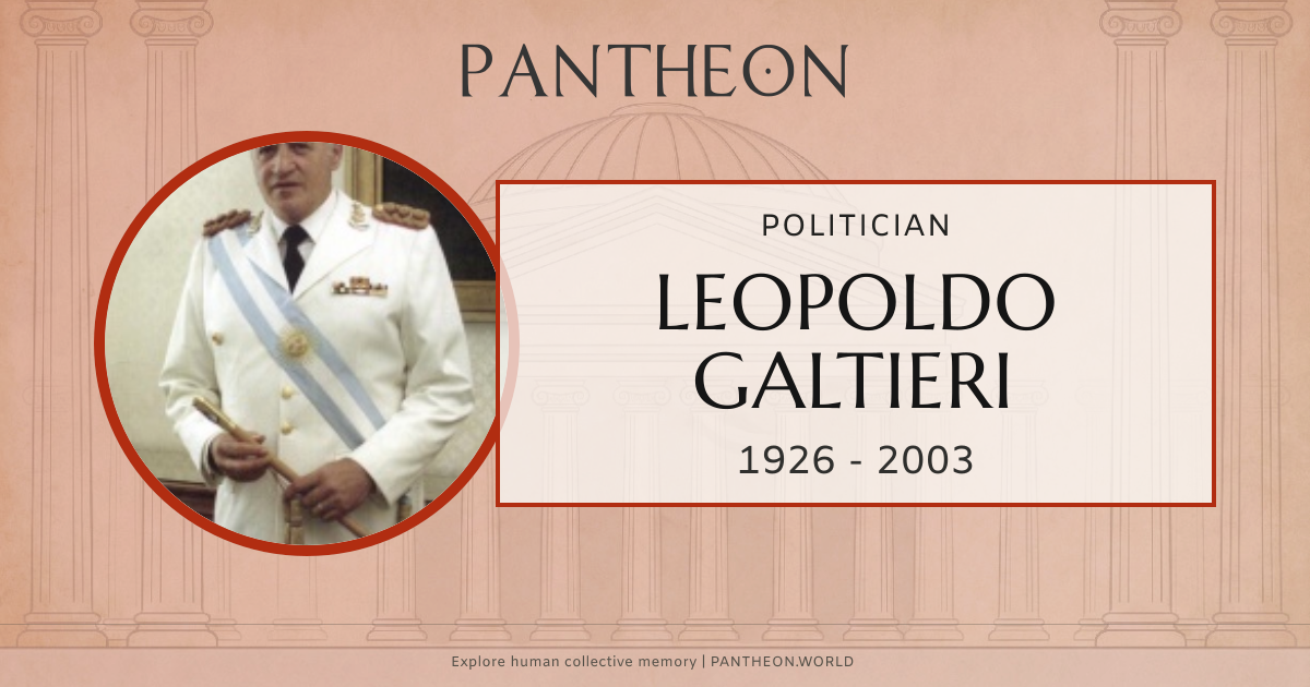 Leopoldo Galtieri Biography | Pantheon