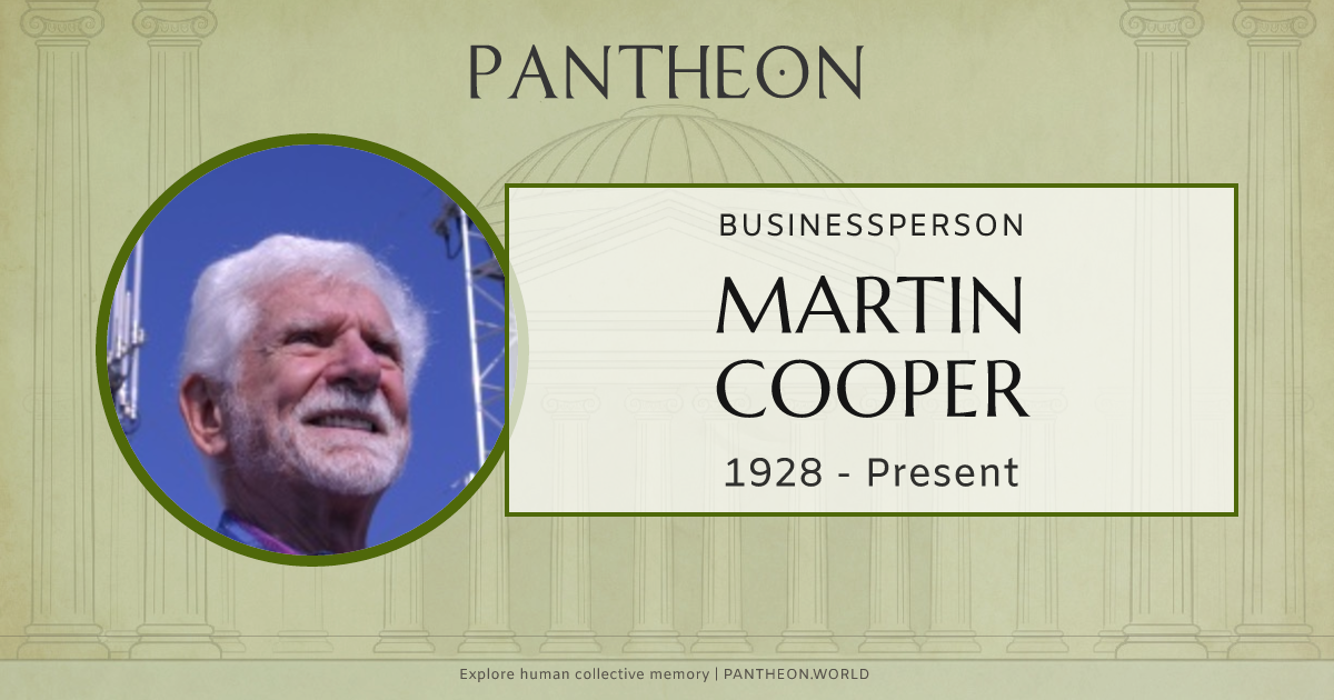 Martin Cooper Biography | Pantheon