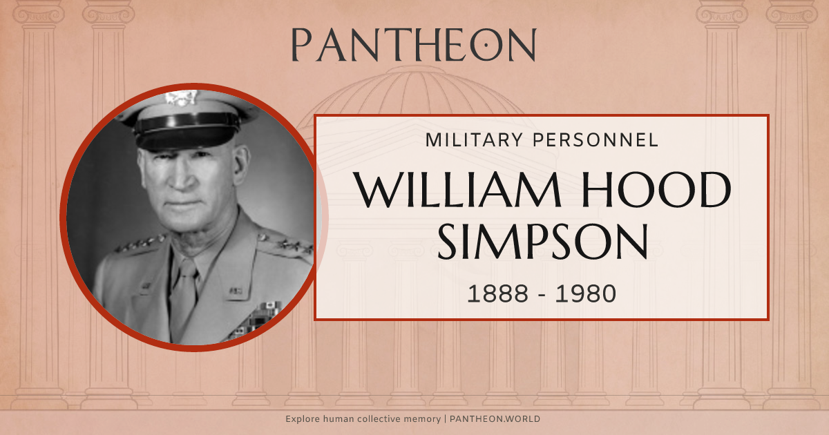William Hood Simpson Biography | Pantheon