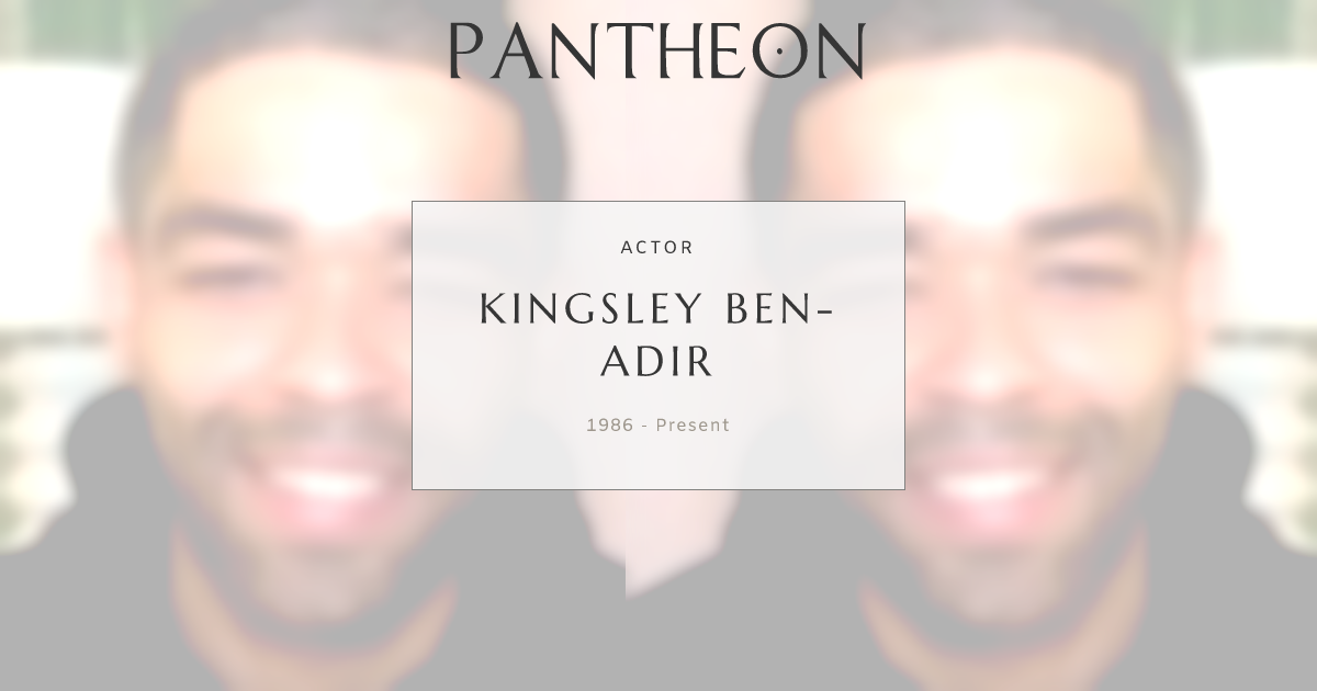 Kingsley Ben-Adir Biography | Pantheon