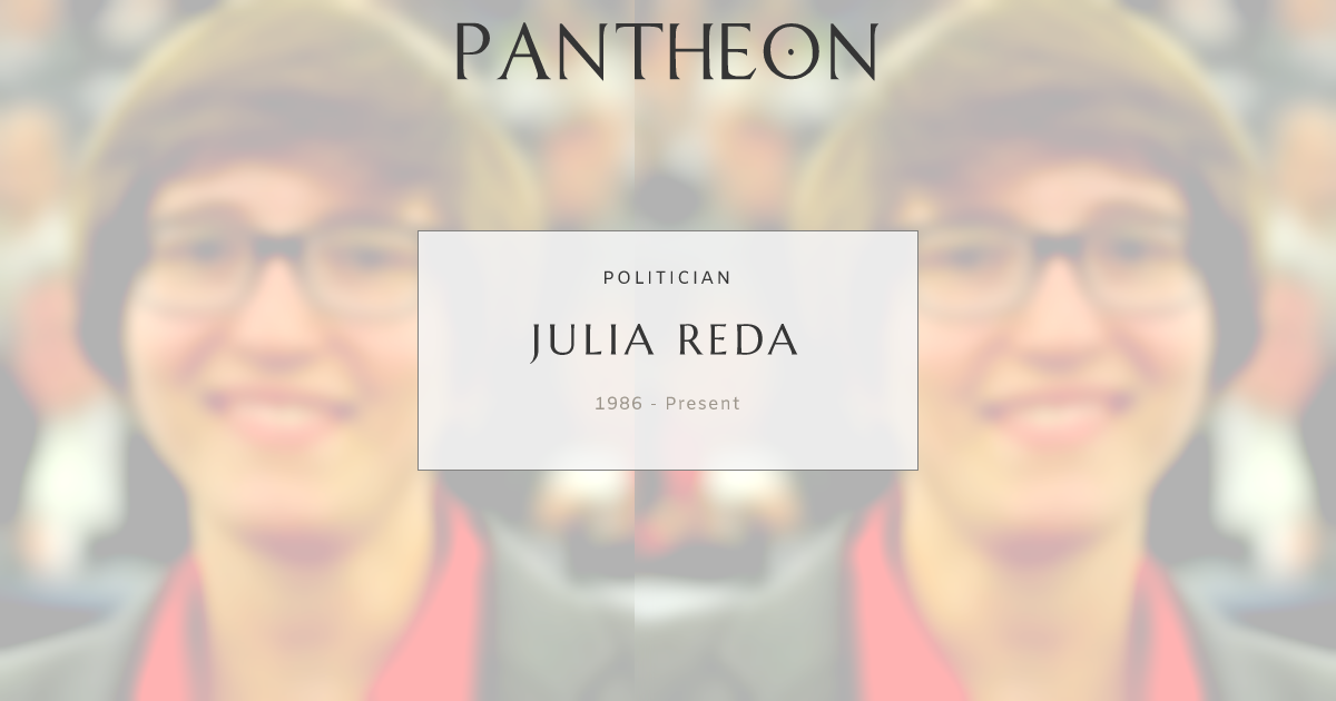 Julia Reda Biography | Pantheon