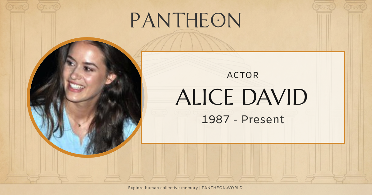 Alice David Biography | Pantheon