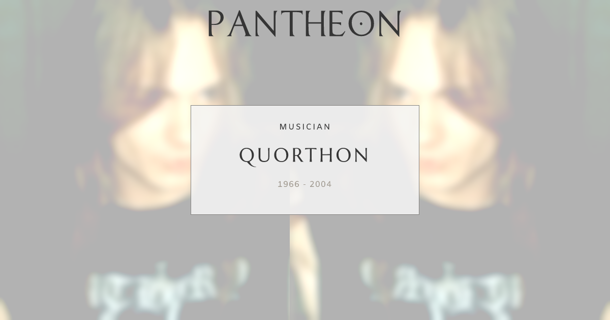 Quorthon Biography | Pantheon