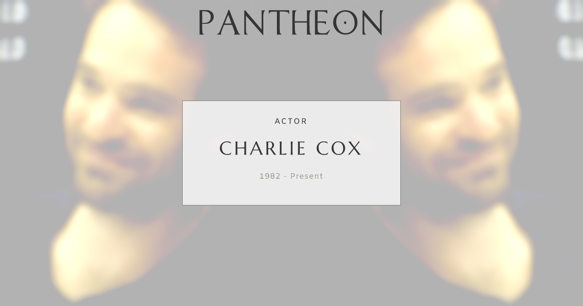 Charlie Cox Biography | Pantheon