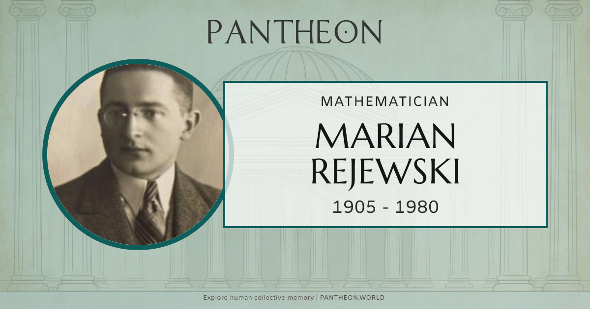 Marian Rejewski Biography | Pantheon