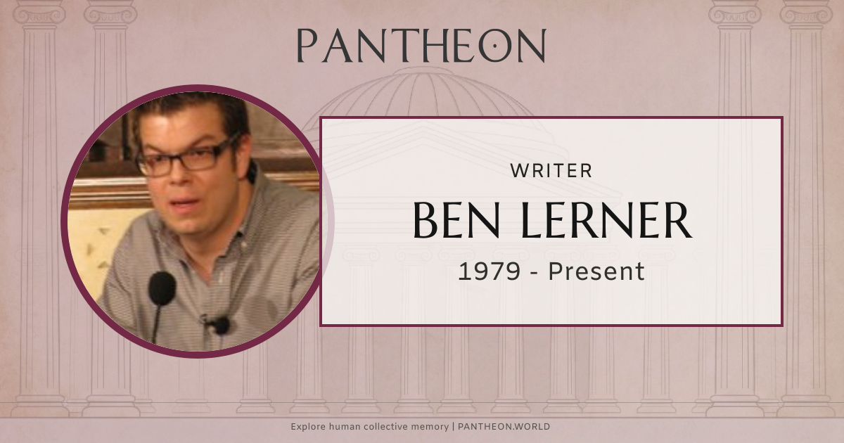 Ben Lerner Biography | Pantheon