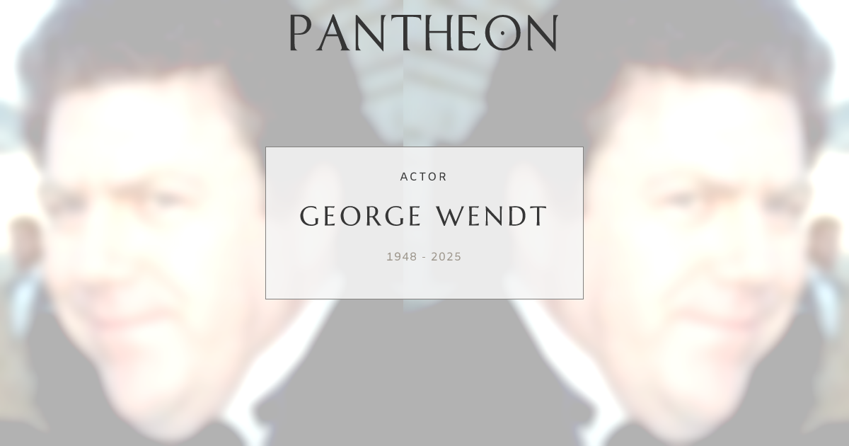 George Wendt Biography | Pantheon
