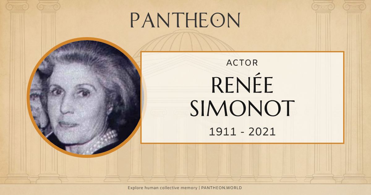 Renée Simonot Biography | Pantheon