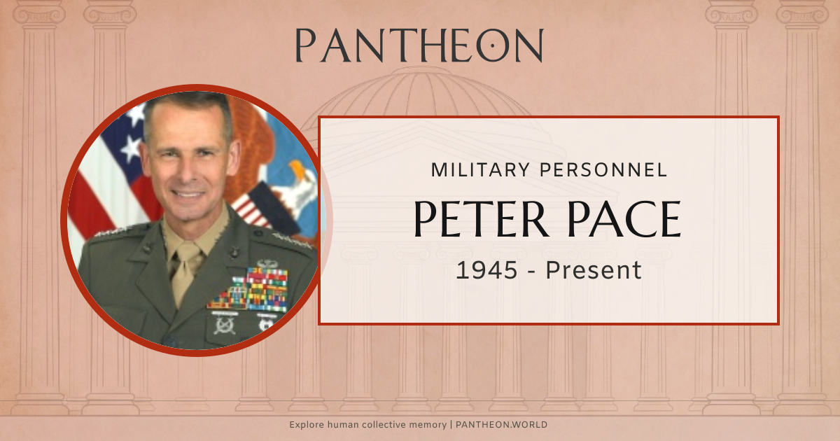 Peter Pace Biography | Pantheon