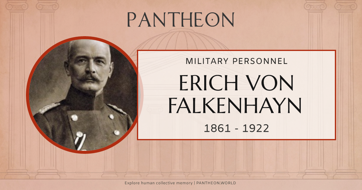 Erich von Falkenhayn Biography | Pantheon
