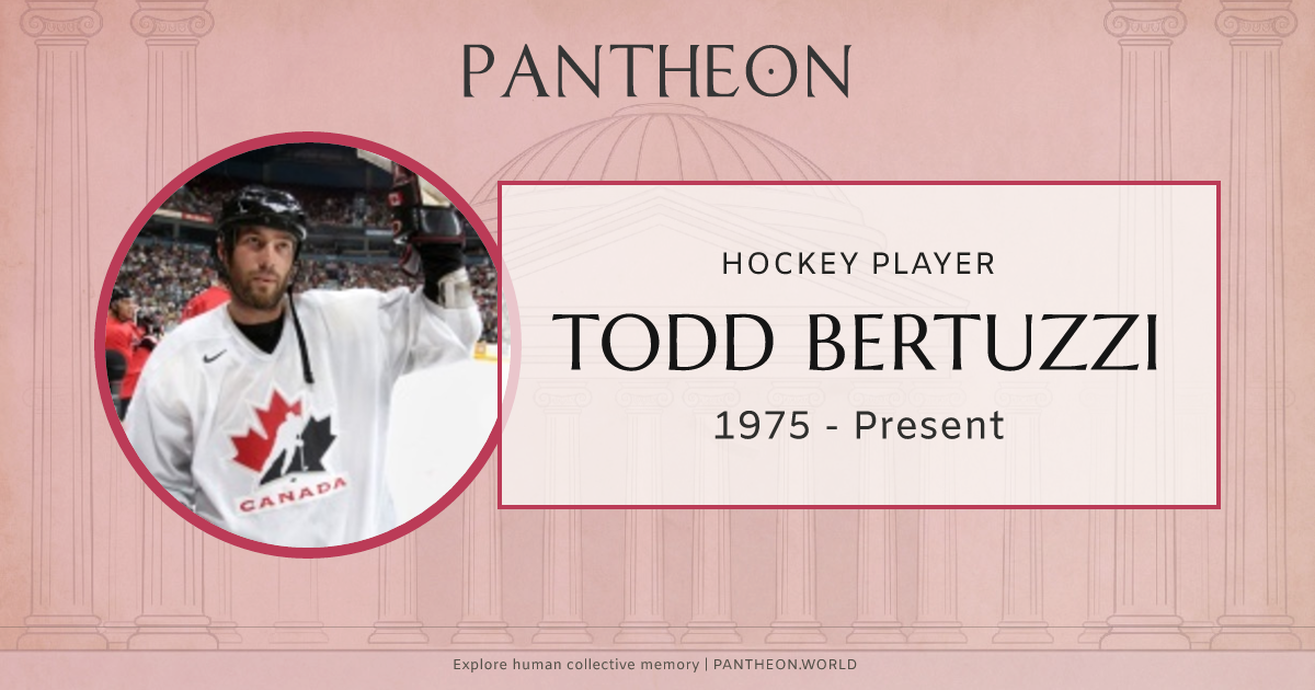 Todd Bertuzzi Biography | Pantheon