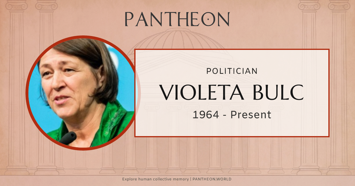 Violeta Bulc Biography | Pantheon