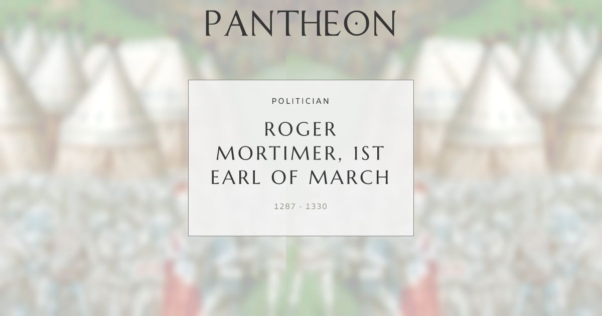 Roger Mortimer, 1st Earl of March Biography | Pantheon
