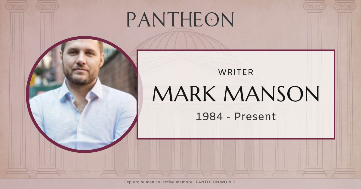 Mark Manson Biography | Pantheon