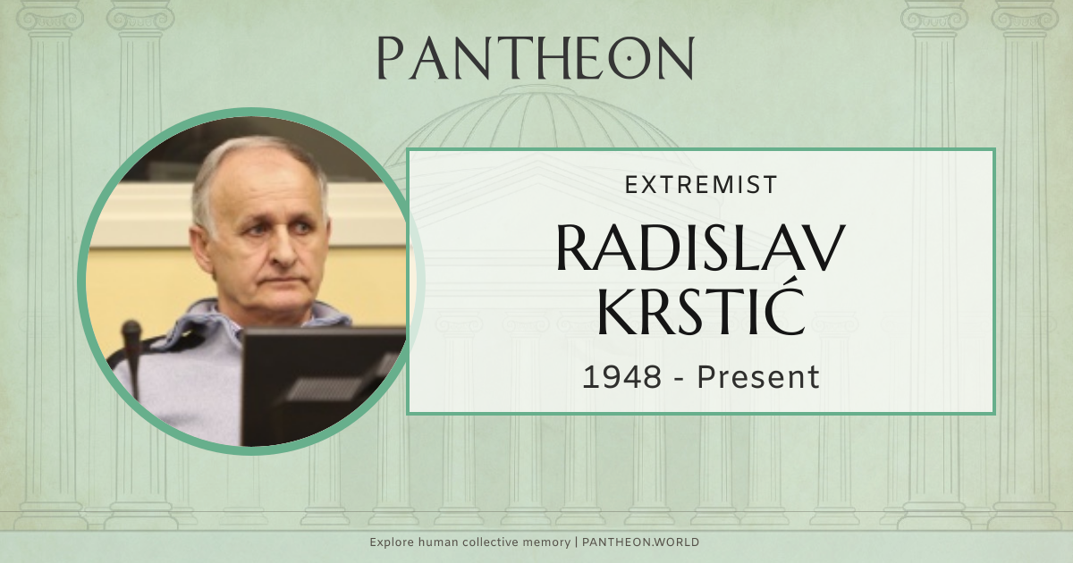 Radislav Krstić Biography | Pantheon