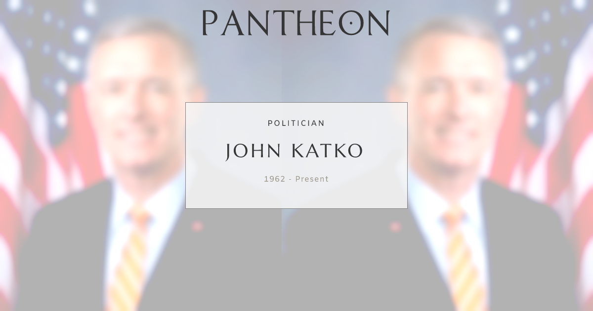 John Katko Biography | Pantheon