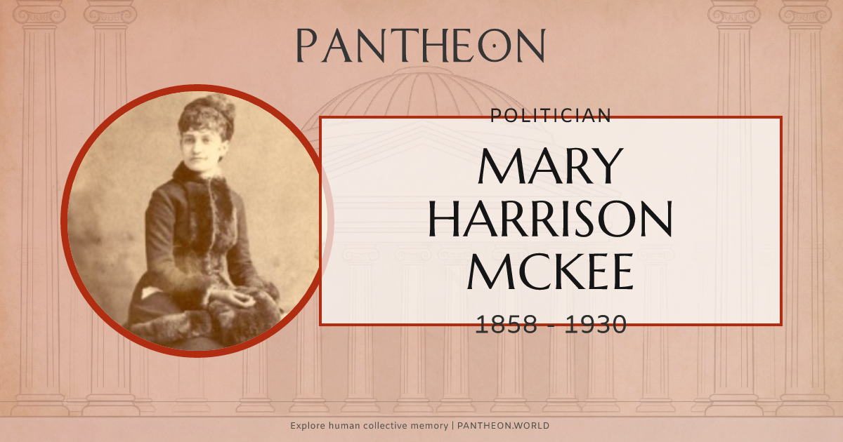 Mary Harrison McKee Biography | Pantheon