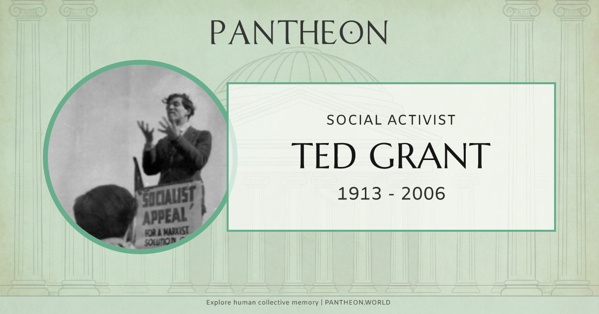 Ted Grant Biography | Pantheon