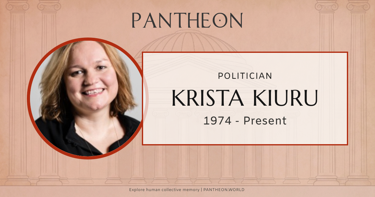 Krista Kiuru Biography | Pantheon