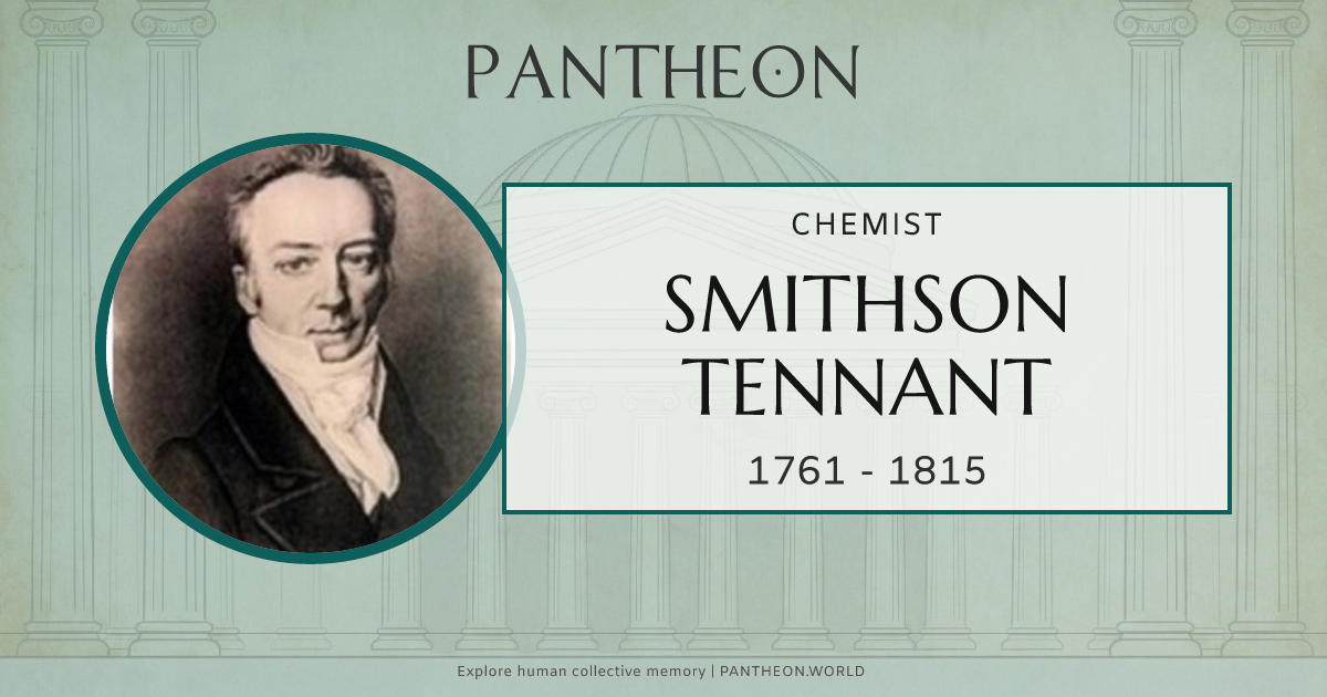 Smithson Tennant Biography | Pantheon