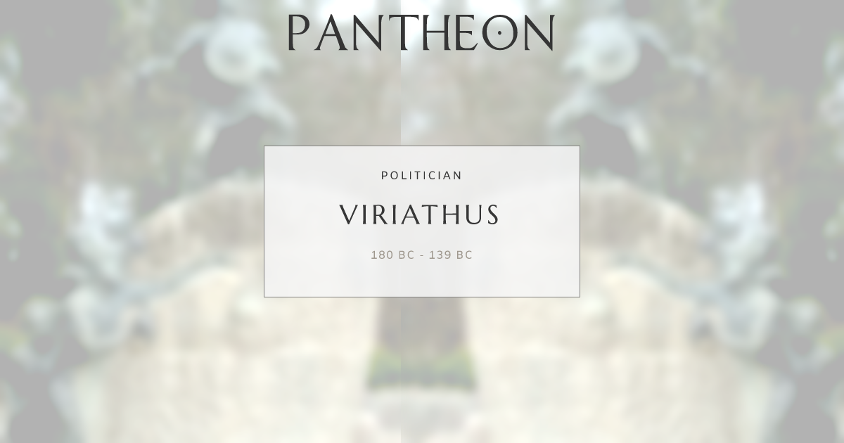 Viriathus Biography | Pantheon