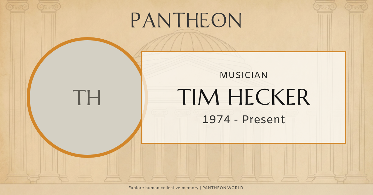 Tim Hecker Biography | Pantheon