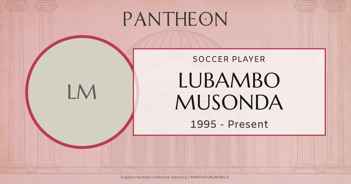 Lubambo Musonda Biography | Pantheon
