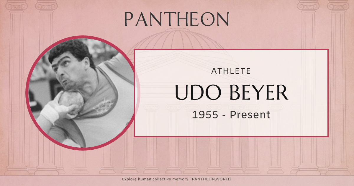 Udo Beyer Biography | Pantheon