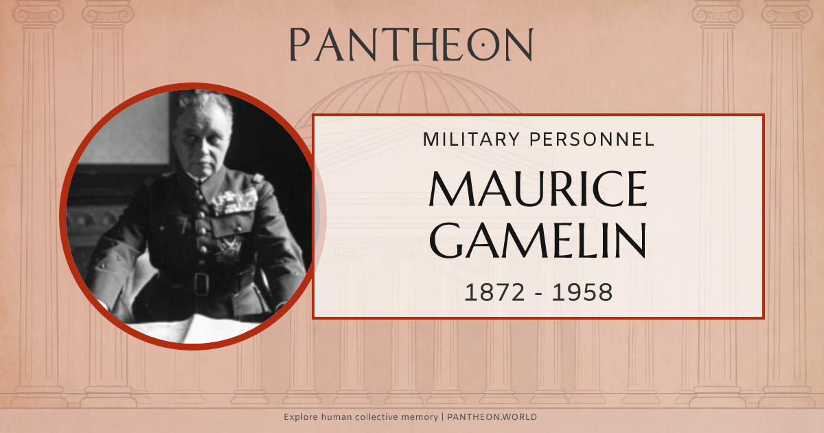 Maurice Gamelin Biography | Pantheon