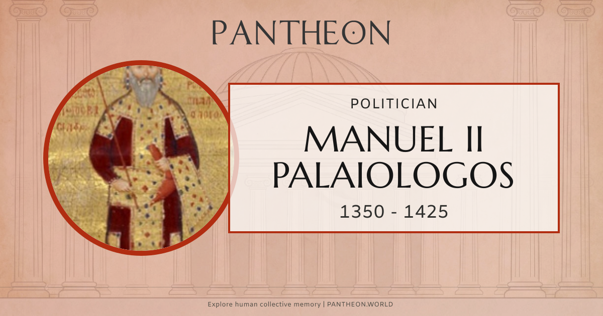 Manuel II Palaiologos Biography | Pantheon