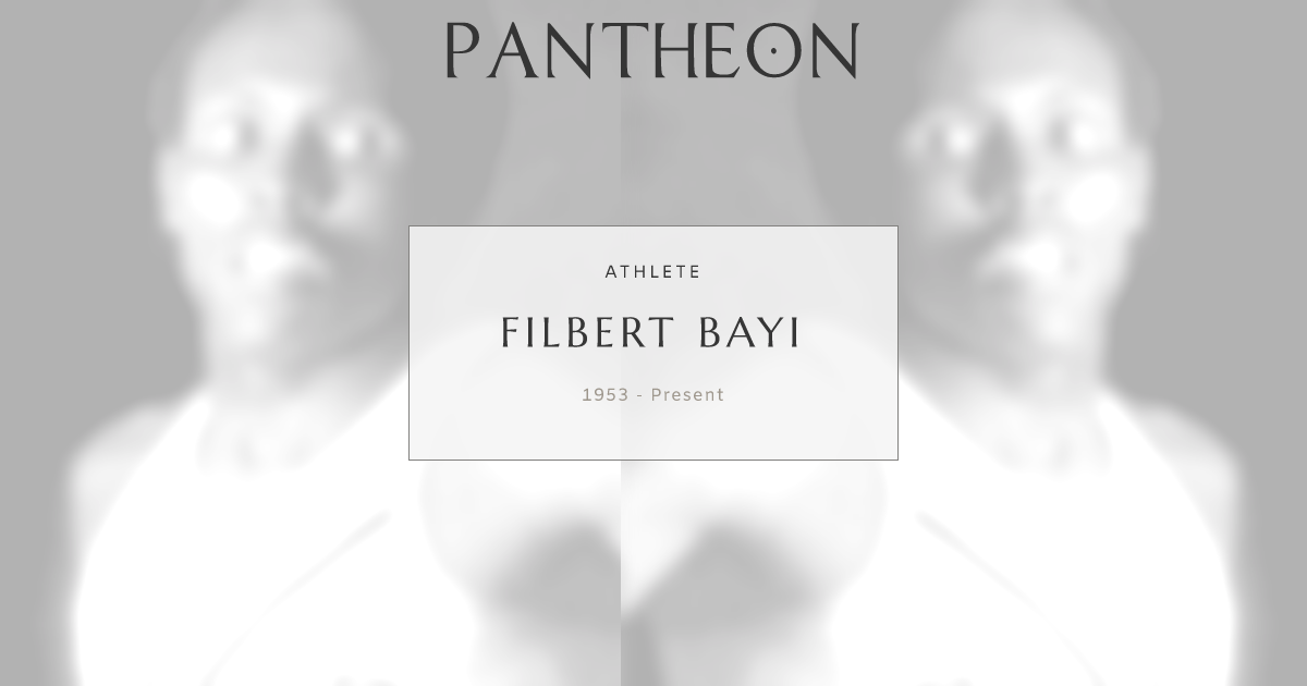 Filbert Bayi Biography | Pantheon
