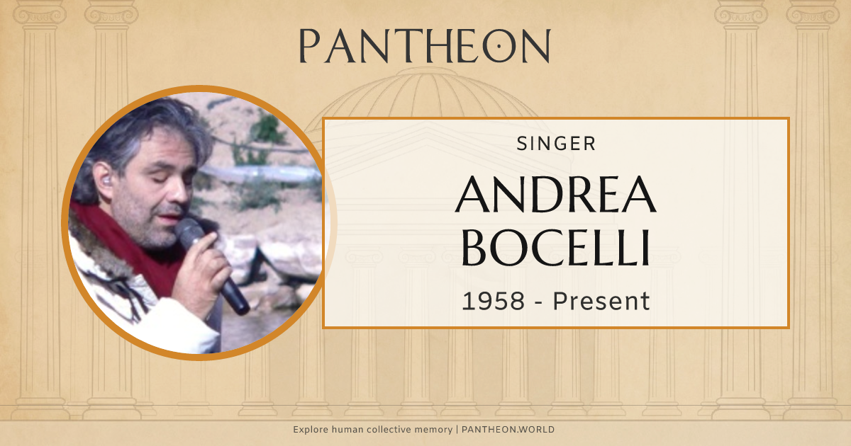 Andrea Bocelli Biography | Pantheon
