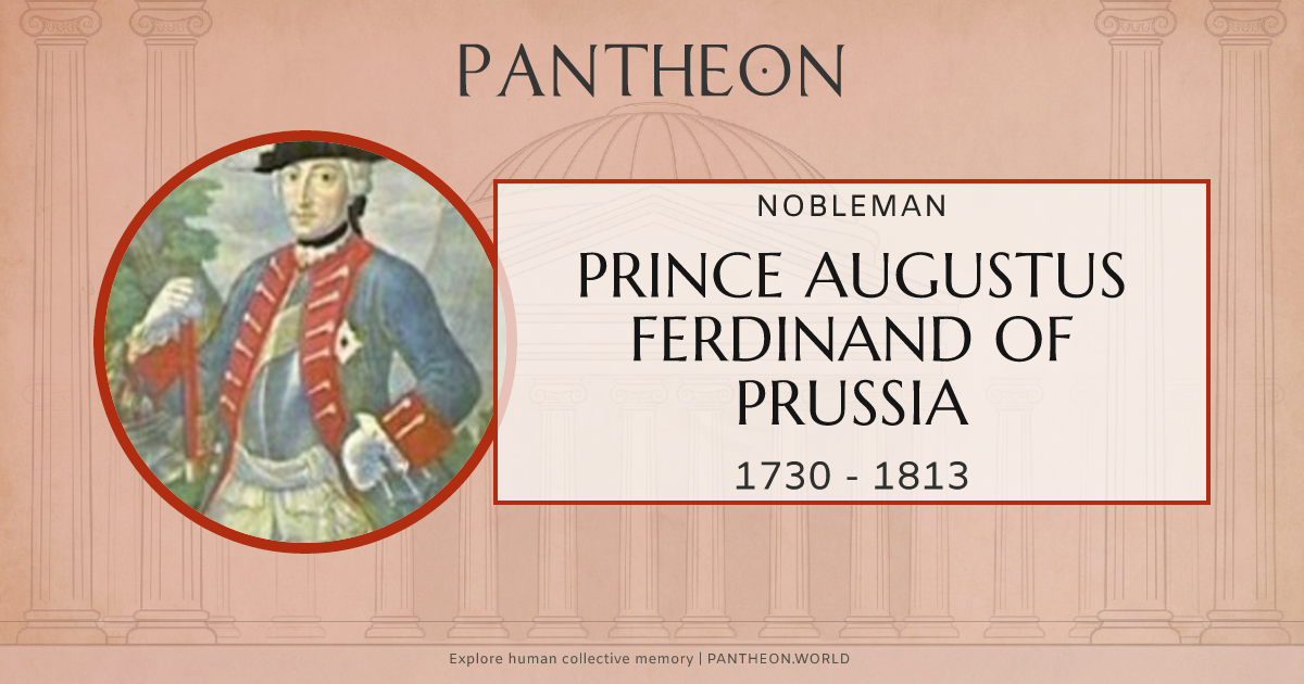 Prince Augustus Ferdinand of Prussia Biography | Pantheon