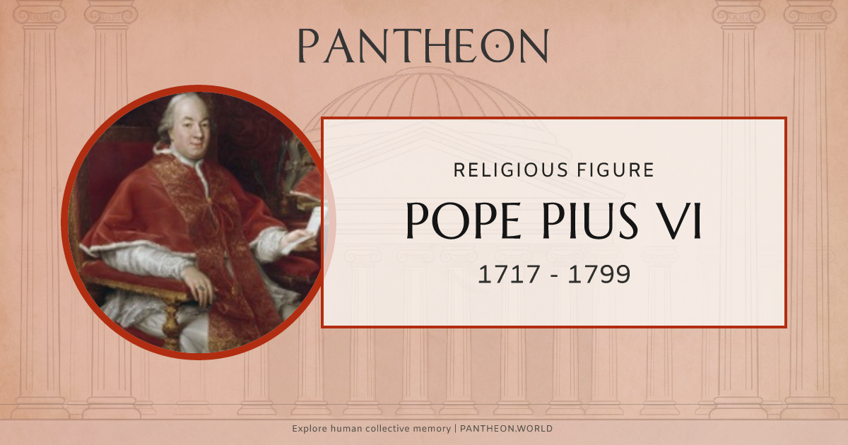 Pope Pius VI Biography | Pantheon