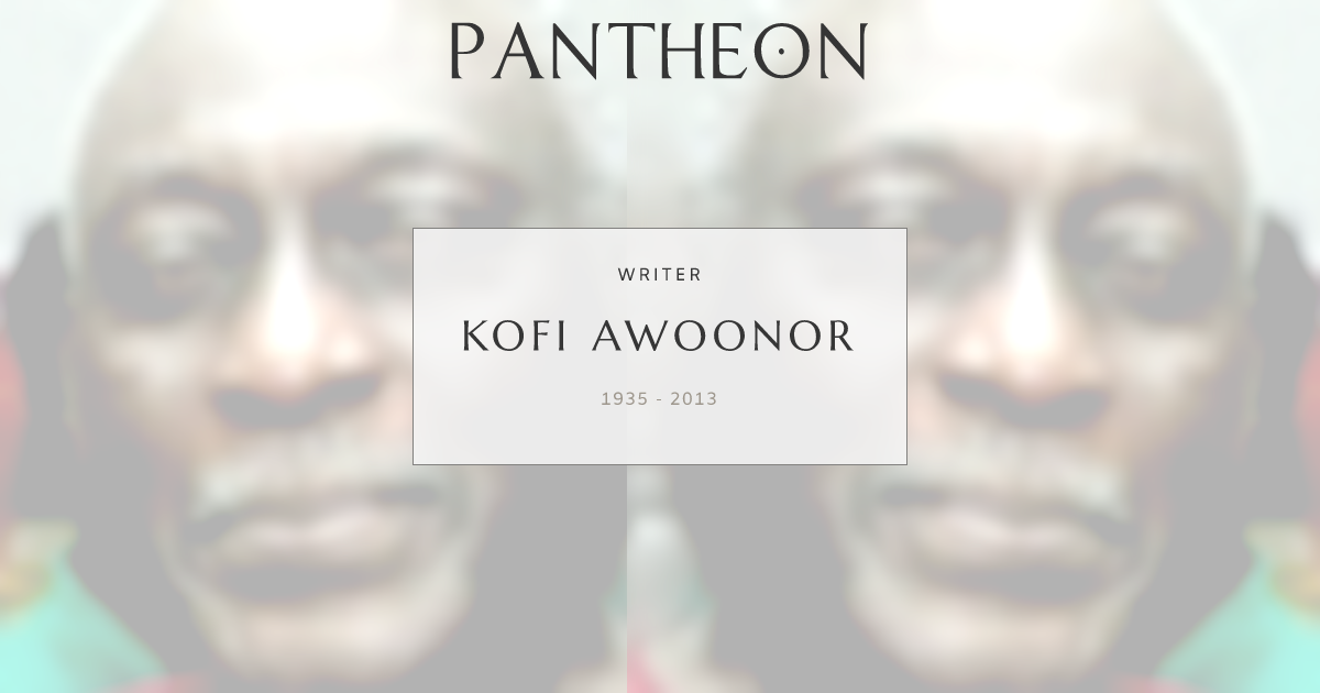 Kofi Awoonor Biography | Pantheon