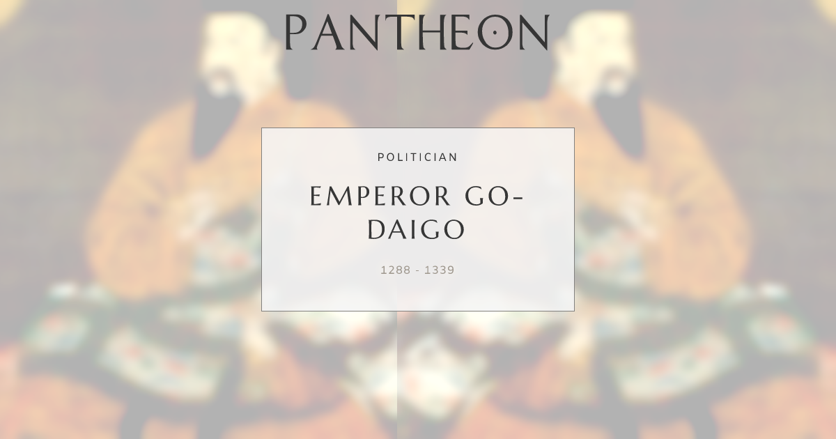 Emperor Go-Daigo Biography | Pantheon