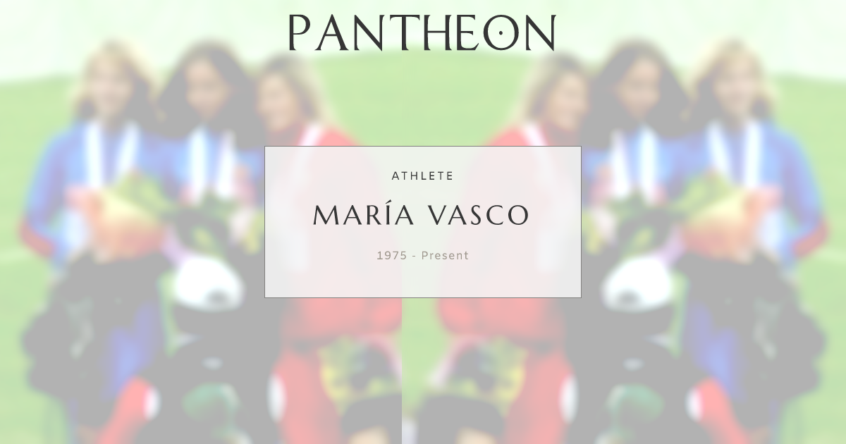 María Vasco Biography | Pantheon