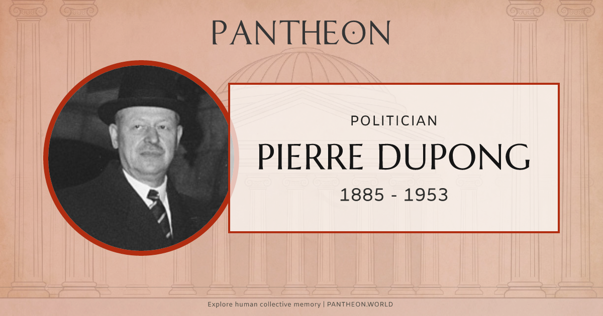 Pierre Dupong Biography | Pantheon