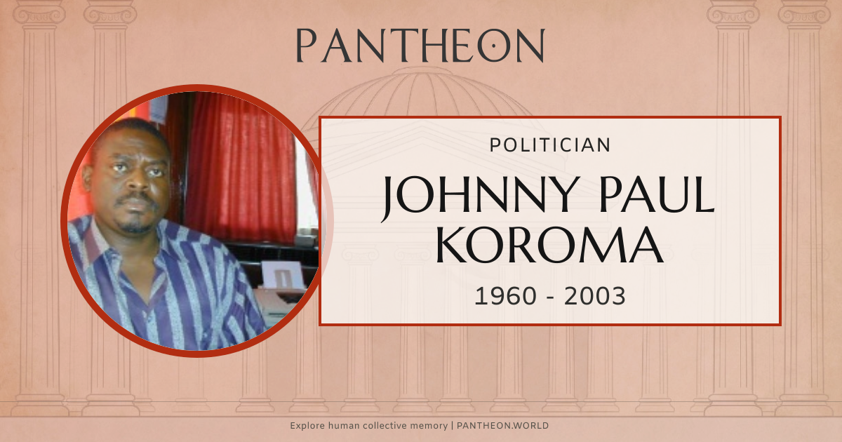Johnny Paul Koroma Biography | Pantheon