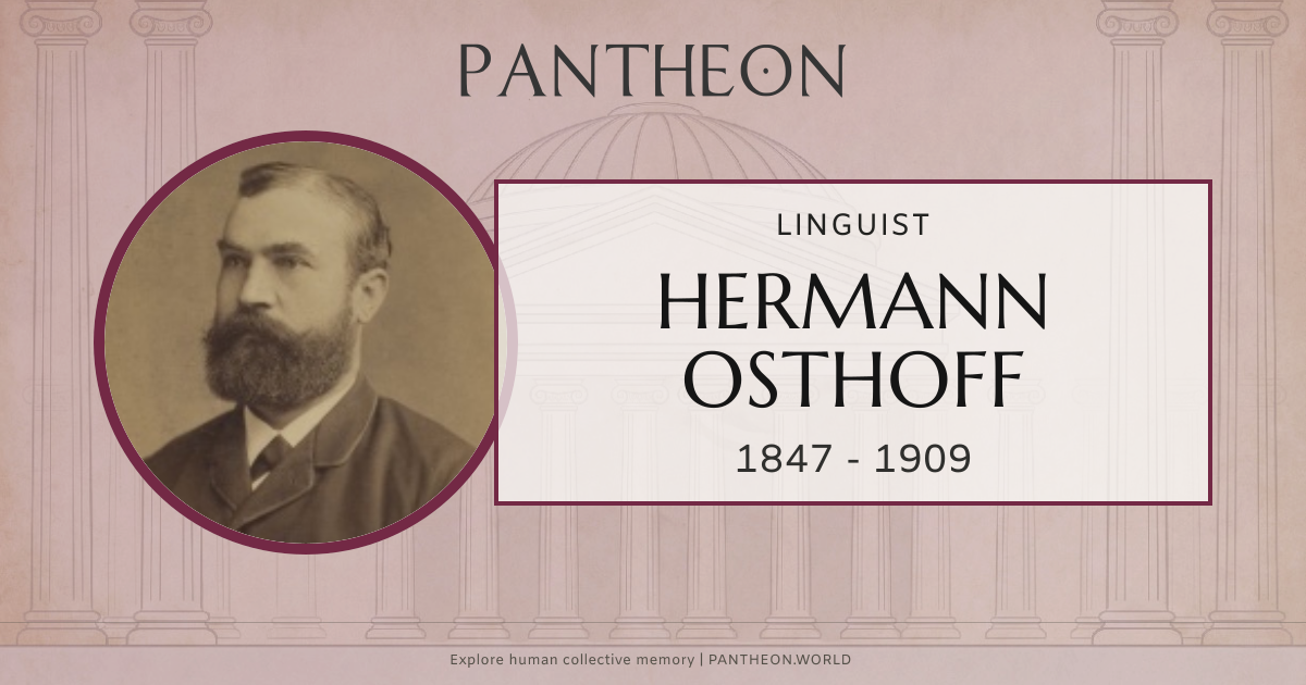 Hermann Osthoff Biography | Pantheon