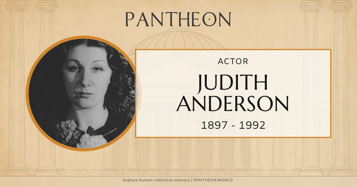 Judith Anderson Biography | Pantheon