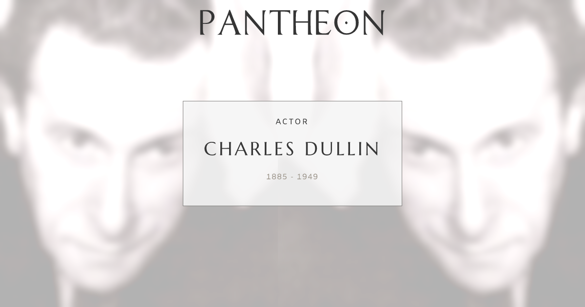 Charles Dullin Biography | Pantheon