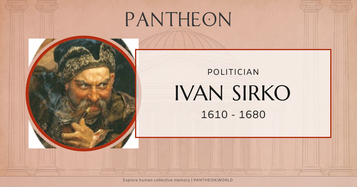 Ivan Sirko Biography | Pantheon