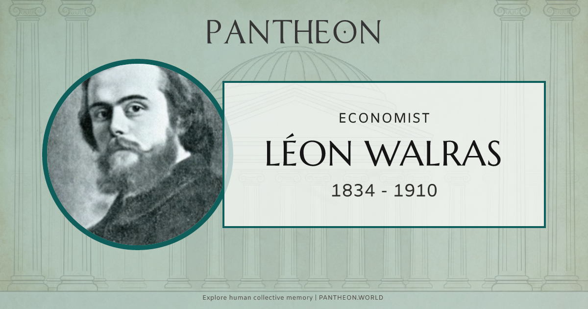 Léon Walras Biography | Pantheon