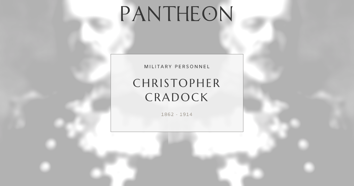 Christopher Cradock Biography | Pantheon