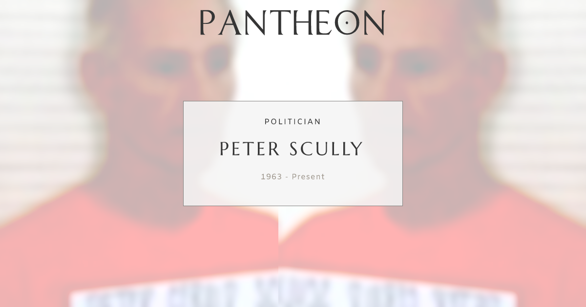Peter Scully Biography | Pantheon