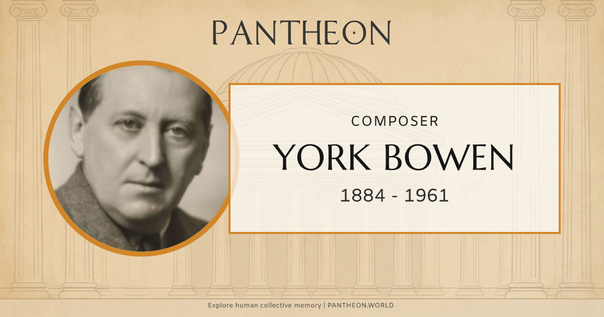 York Bowen Biography | Pantheon