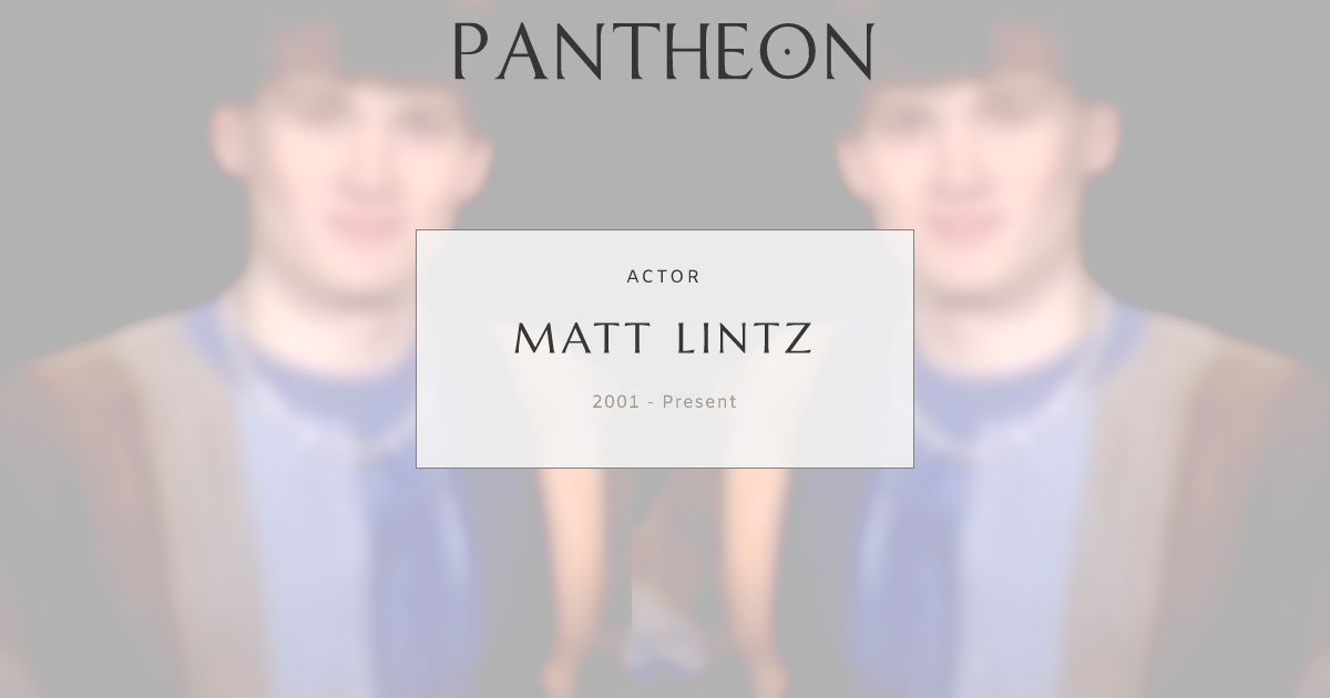 Matt Lintz Biography | Pantheon