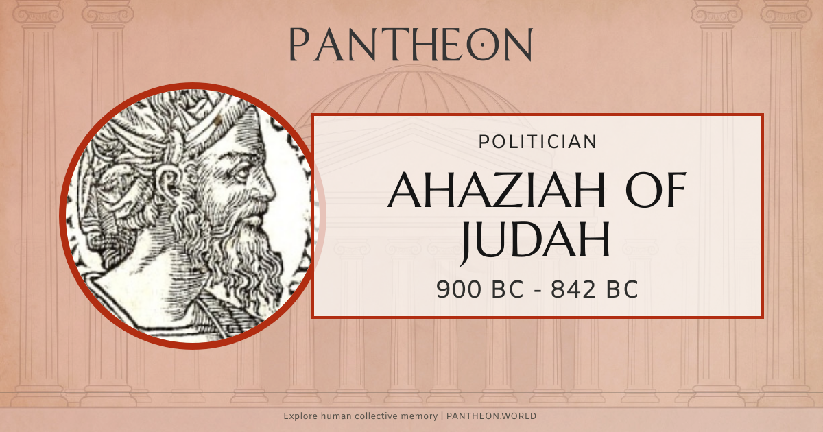 Ahaziah of Judah Biography | Pantheon